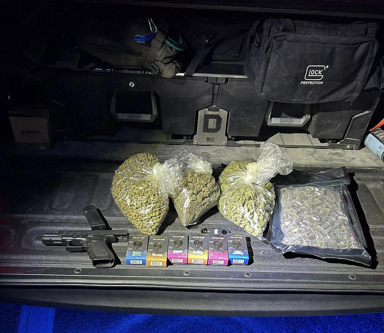 Narcotics, firearm found in Coryell Co. traffic stop