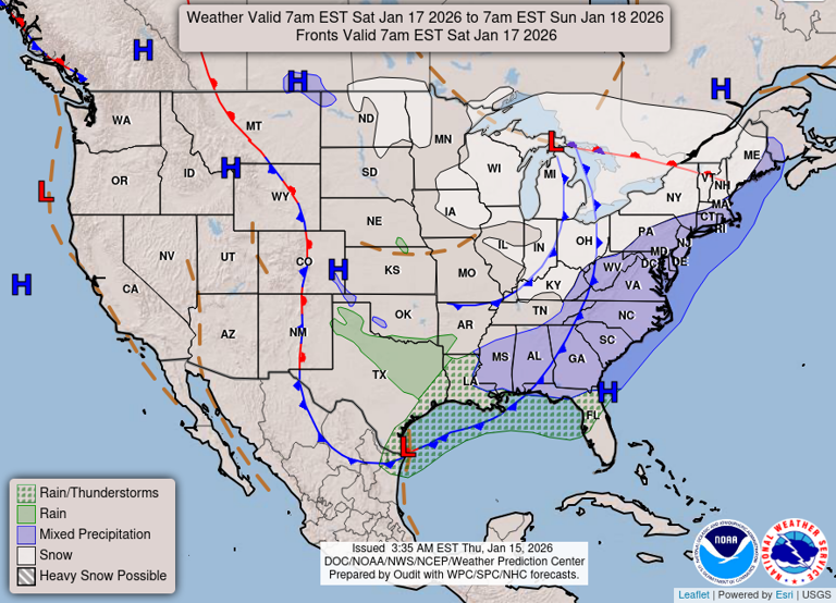 Snow in Florida? Arctic blast to stun the South.