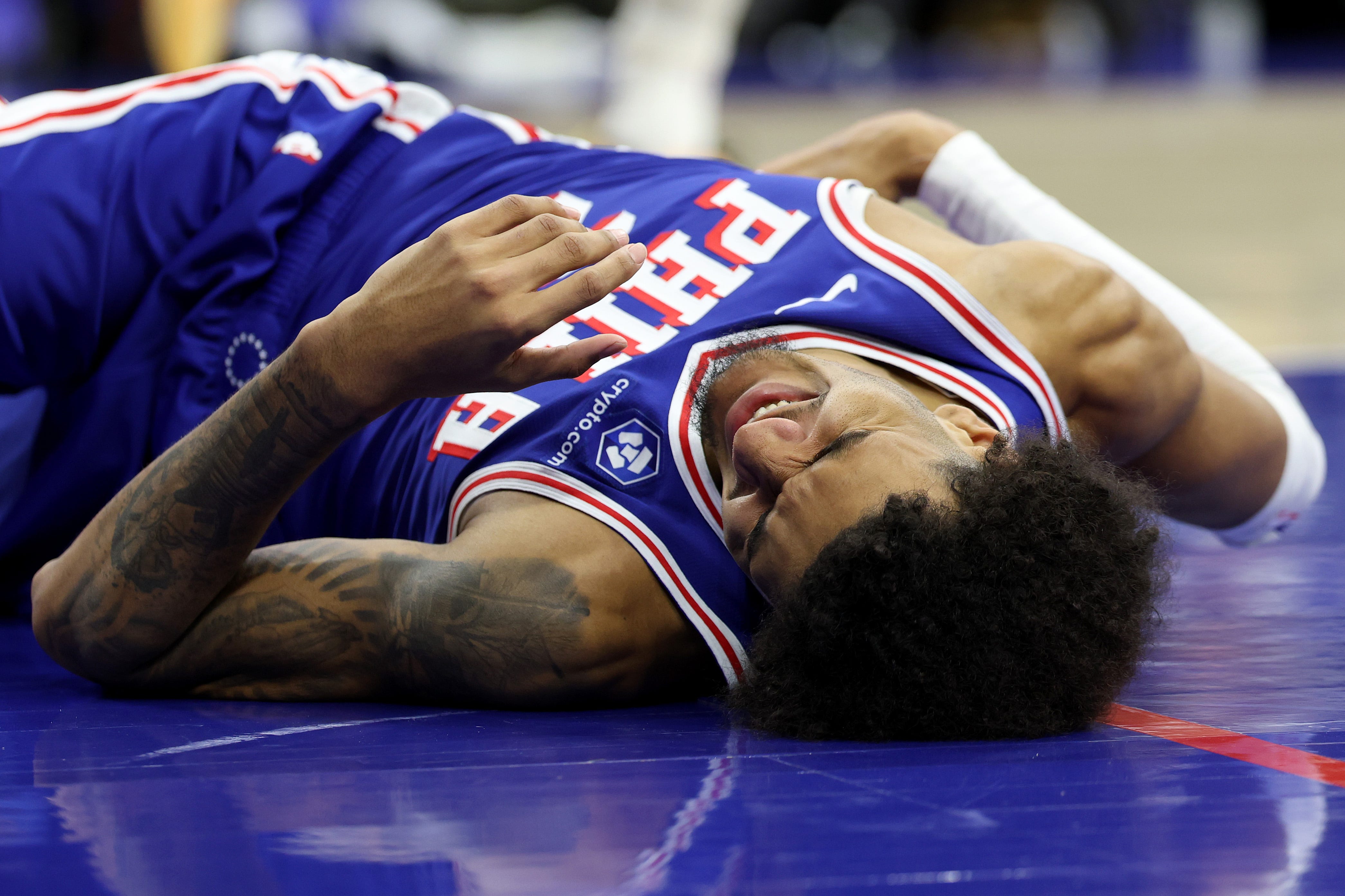 Sixers coach Nick Nurse gives an injury update on Dominick Barlow