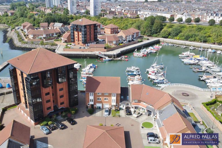Look at the amazing views of the marina and Sunderland coastline from ...