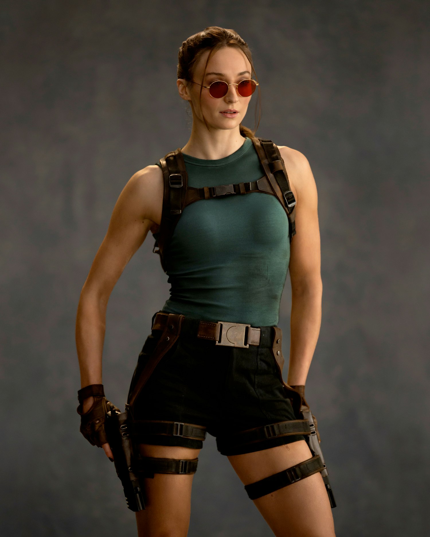 Tomb Raider series unveils first look at Sophie Turner as Lara Croft