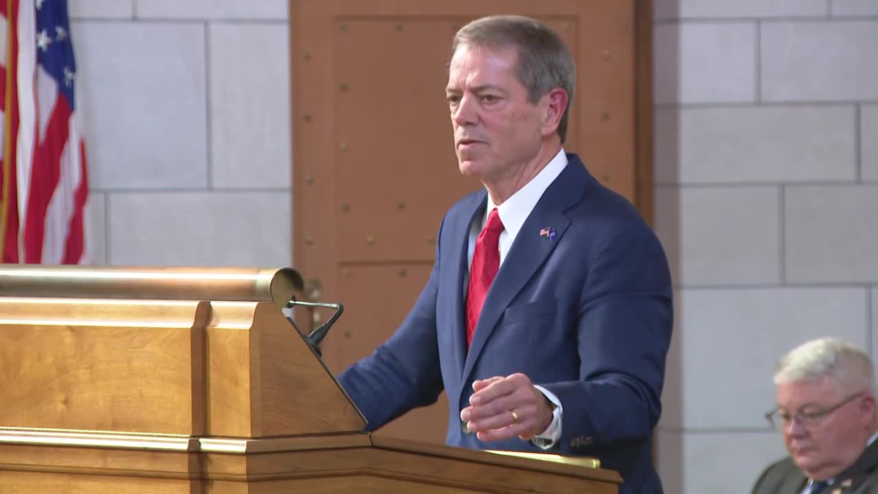 Nebraska Gov. Jim Pillen gives annual State of the State address