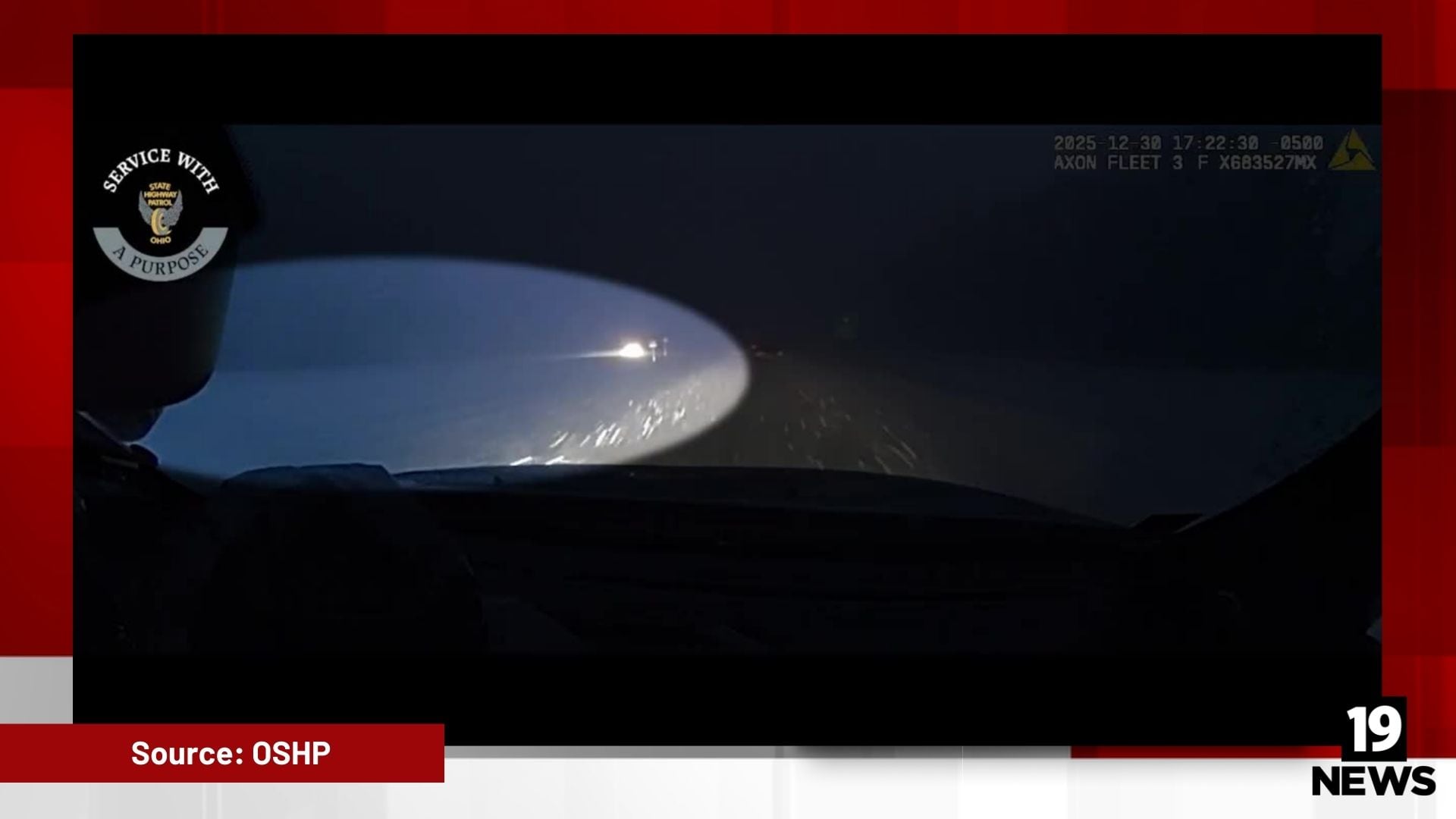 Caught on camera: Ashtabula Co. sheriff responds to close call after ...