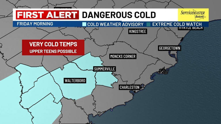 First alert: Brace for extreme cold overnight; snow flurries possible ...