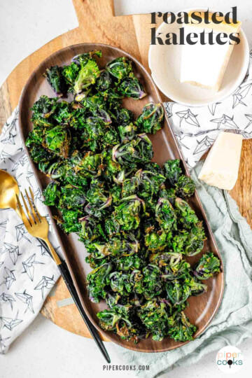 Roasted kalettes
