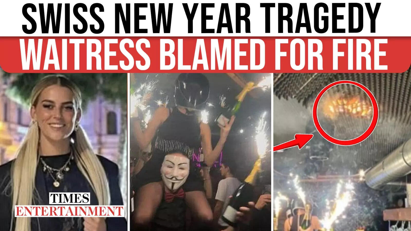 Swiss New Year fire horror: Waitress allegedly forced to wear helmet ...