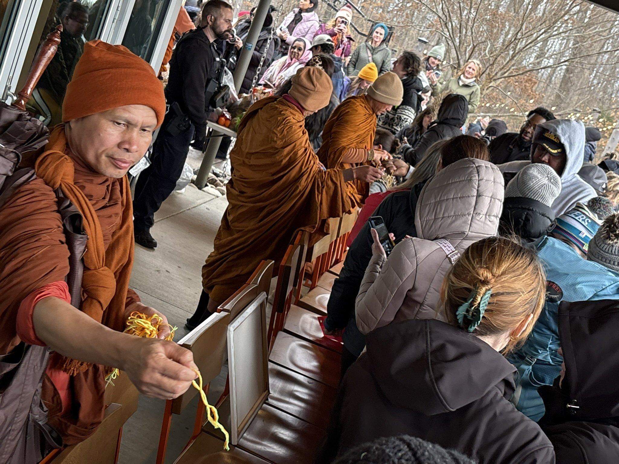 When are the monks coming to Raleigh? See their latest route