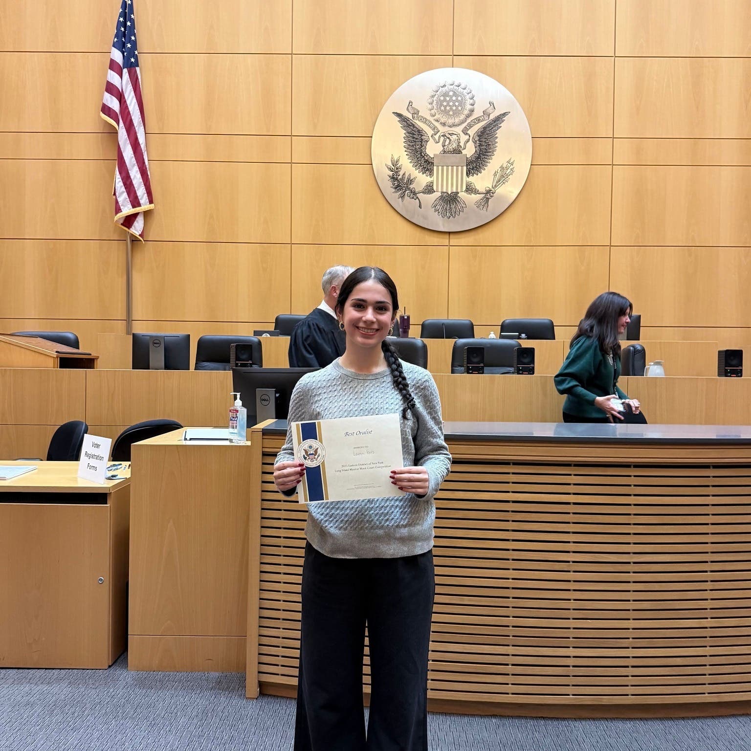 POBJFK High School moot court team argued its way to the top