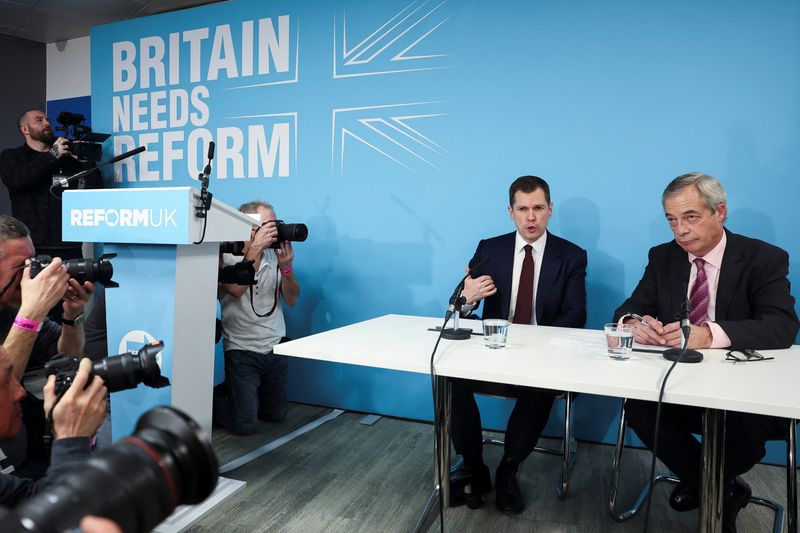 Britain's surging Reform Party draws big-name defector Jenrick