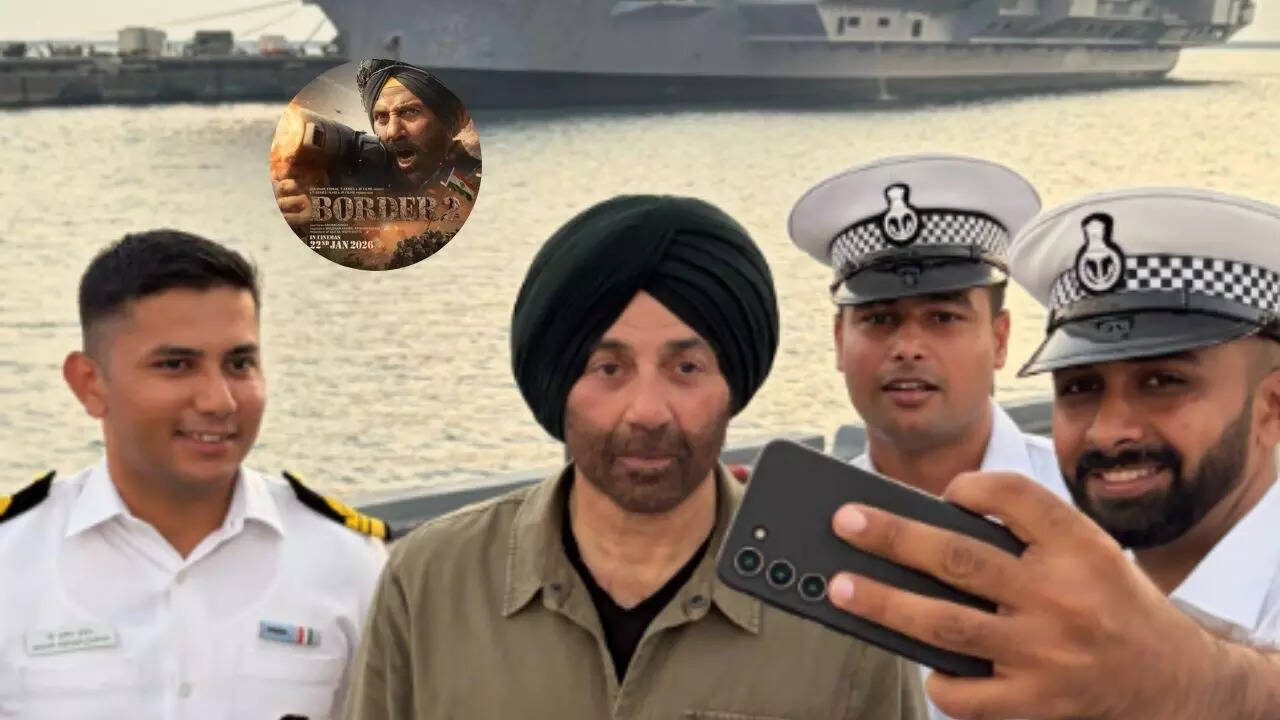 Sunny Deol pays tribute to Indian Navy at INS Vikrant ahead of 'Border ...
