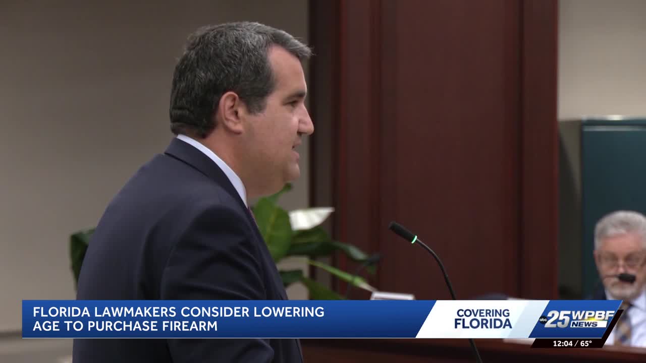 Florida House considers bill to lower gun purchase age to 18