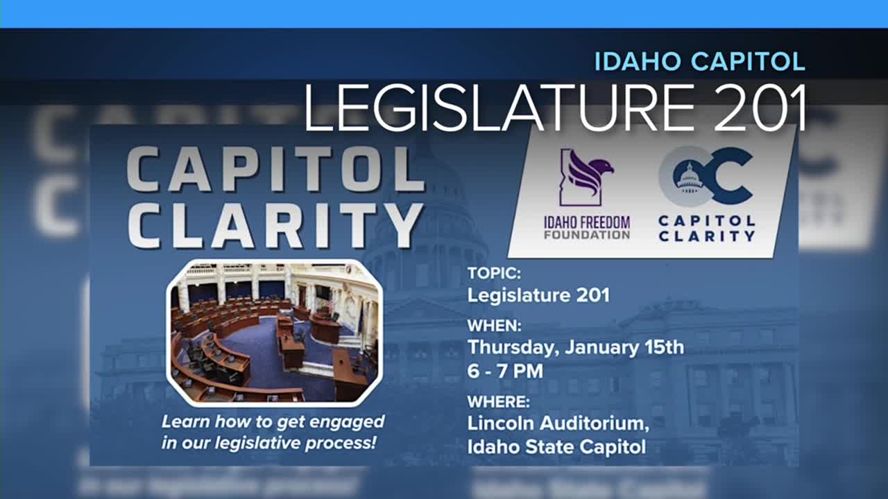 Today in your neighborhood: Legislature 201 from Idaho Freedom ...