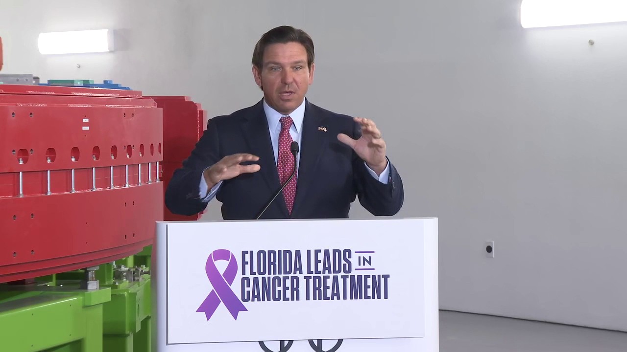 Gov. DeSantis announces 1st carbon ion-therapy program for cancer in US