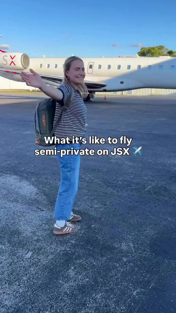 What it's like flying semi-private on JSX