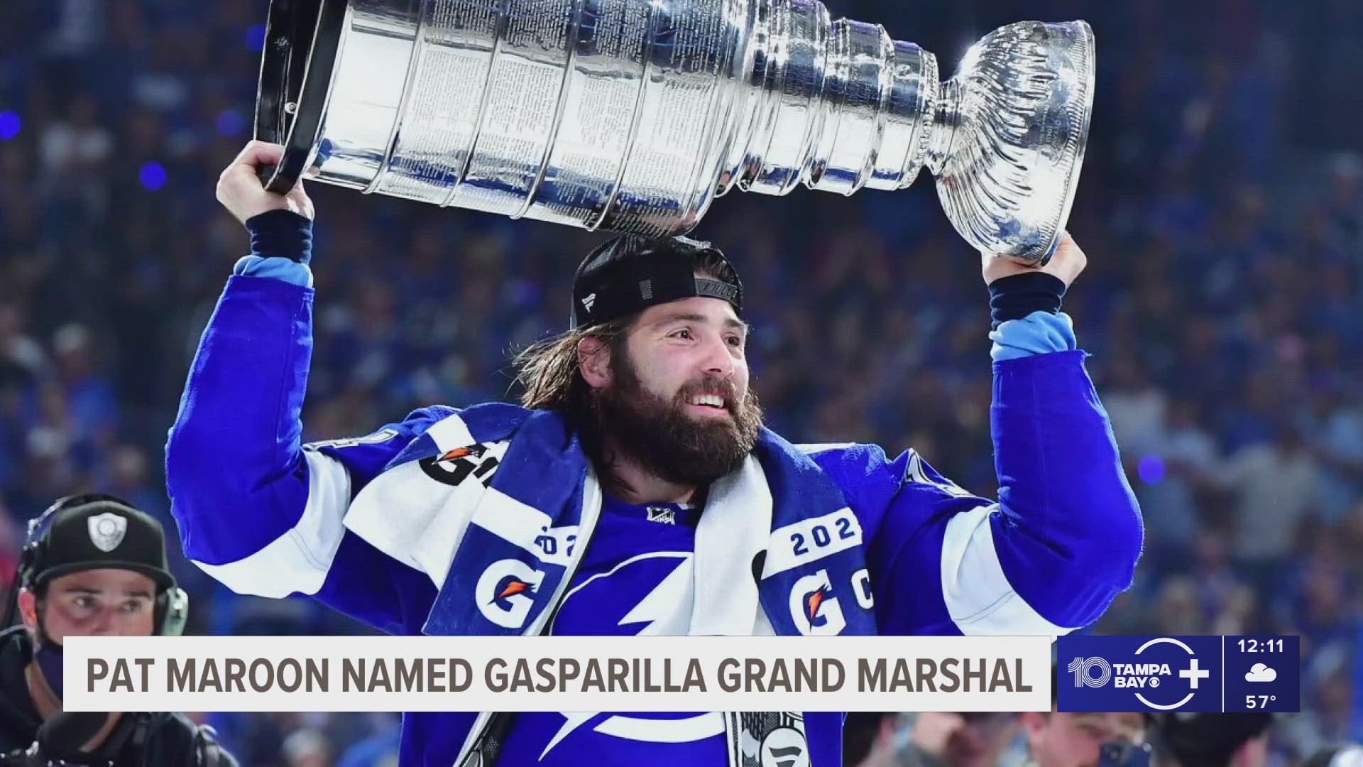 Pat Maroon named 2026 Gasparilla Pirate Fest Grand Marshal