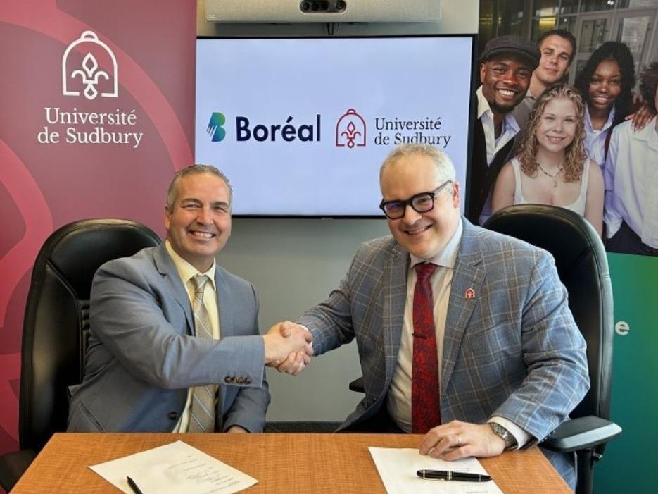 Partenariat entre l’Université de Sudbury et le Collège Boréal pour des ...