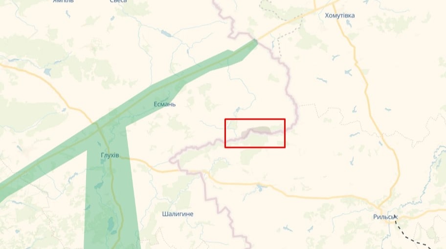 DeepState: grey zone expands near border village in Sumy Oblast