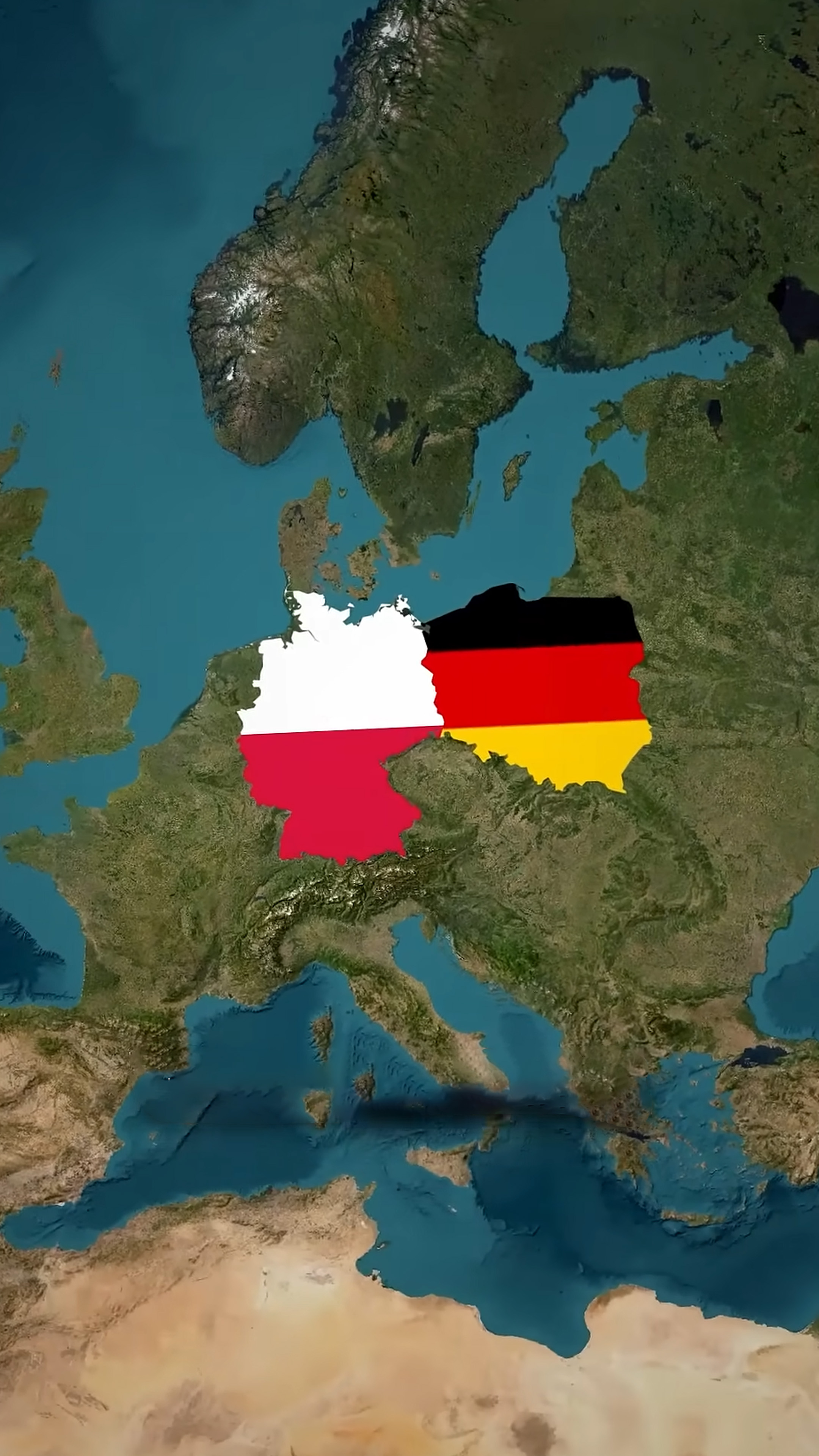 What if Germany and Poland swapped places?