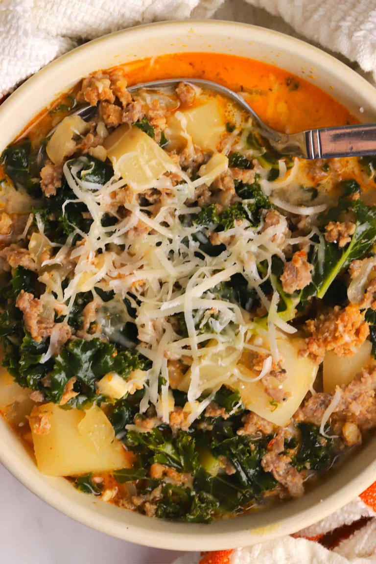 Low carb zuppa toscana (high protein)