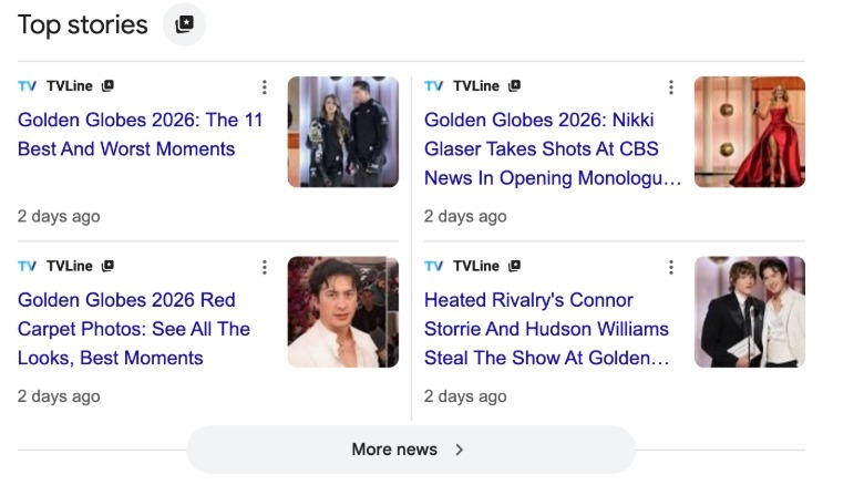 How to add TVLine as a preferred source on Google