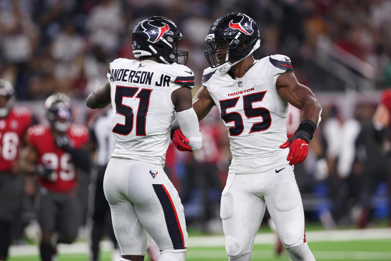 Patriots offensive line braces for Texans’ elite pass rush pair