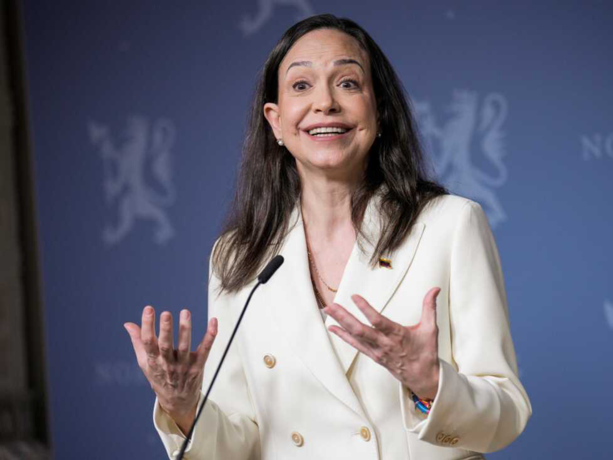 Venezuelan opposition leader Maria Corina Machado meets Trump at White ...