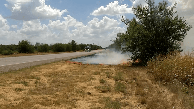 Gusty winds and dry conditions elevate wildfire risk in West Texas