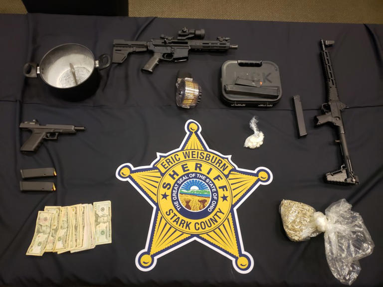 Stark County sheriff bust seizes firearms, drugs