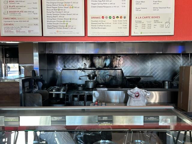 Temple Panda Express closed due to fire