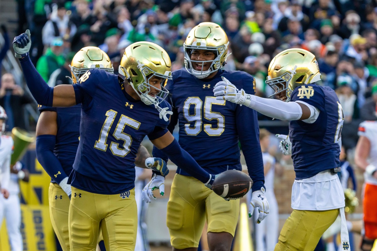 Predicting the Notre Dame cornerback depth chart following the transfer ...