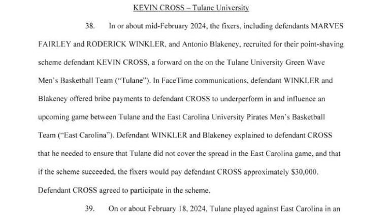 Indictment: ECU game, former Farmville Central star part of sports ...