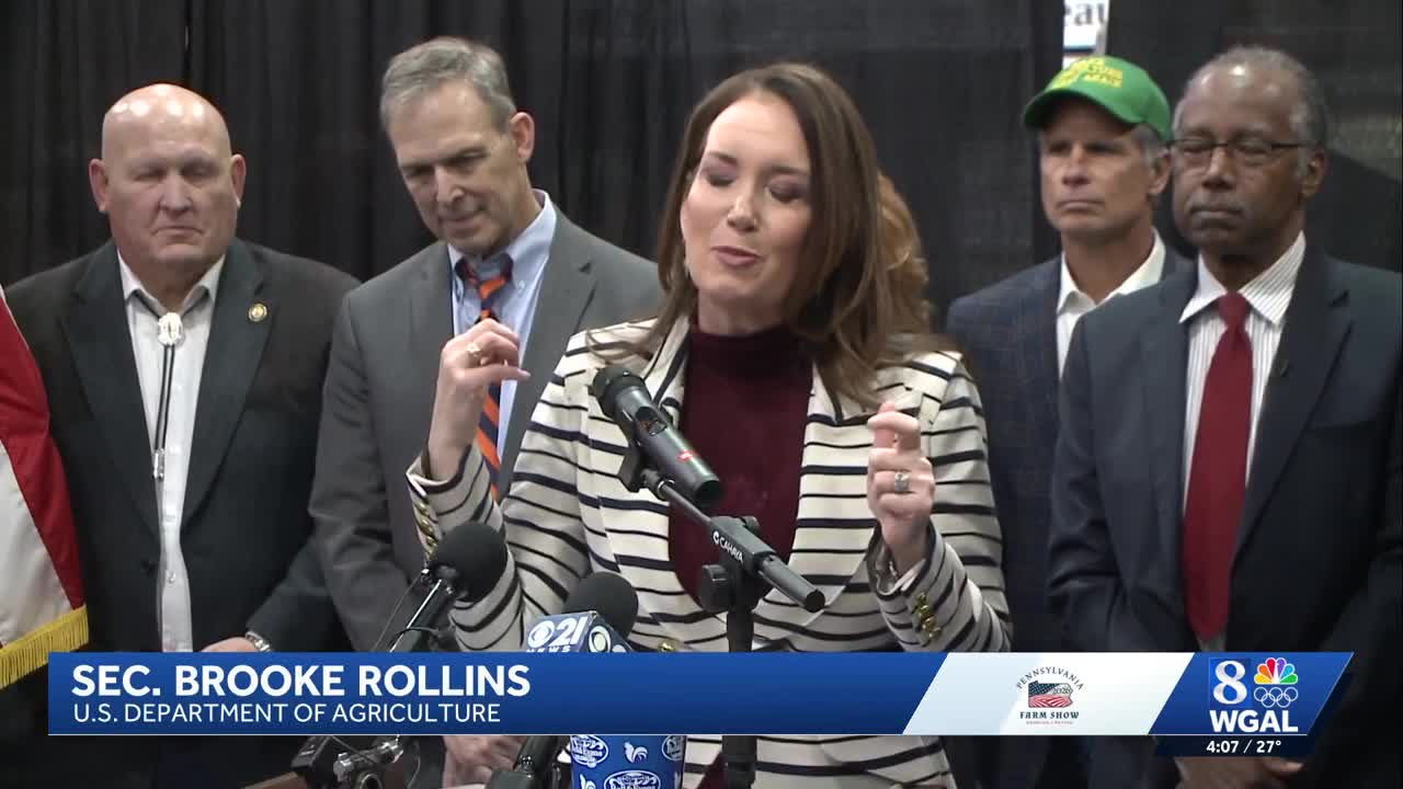 US Secretary of Agriculture visits Pennsylvania Farm Show