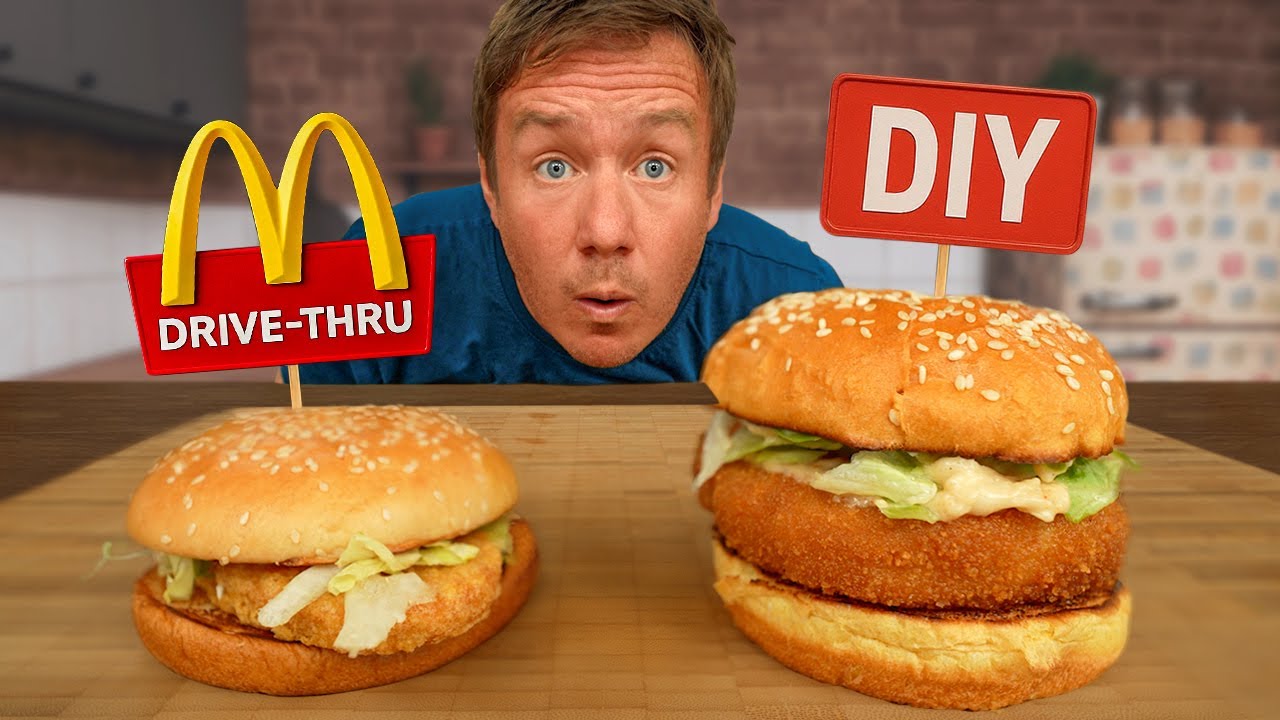 How to make a DIY McChicken sandwich at home