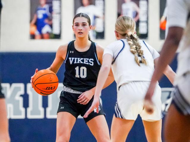 NCHSAA 8A classification girls basketball playoff projection - 2026