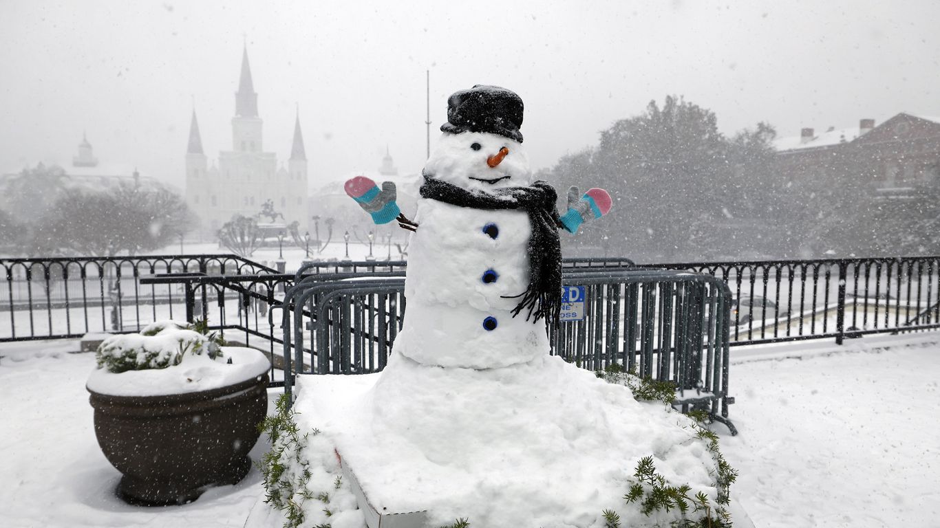 New Orleans could get snow again this weekend