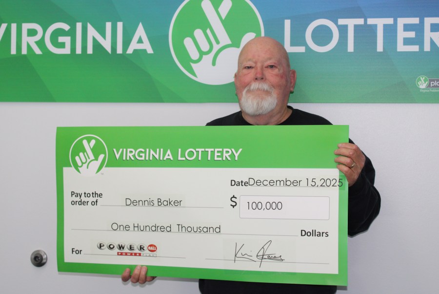 Spending an extra $1 won a Virginia Beach man $100,000 playing the ...