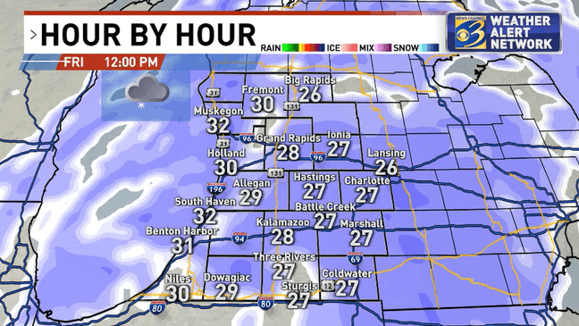 More accumulating snow expected for lakeshore, arctic chill this weekend