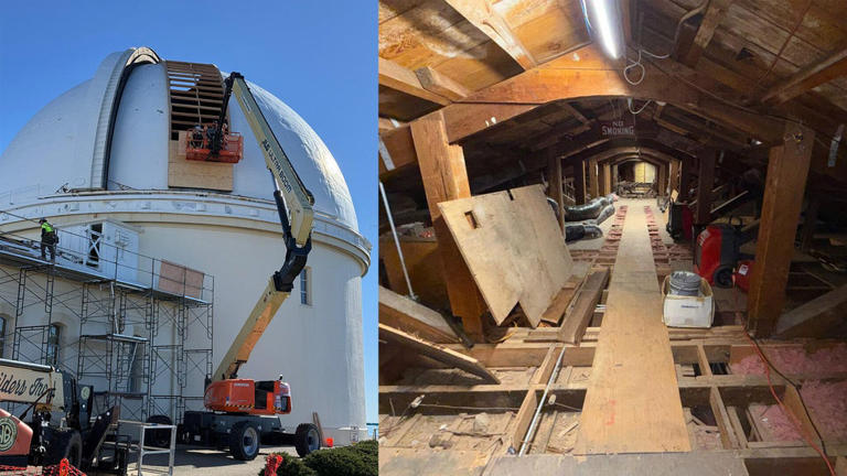 Lick Observatory still trying to mitigate damage after extreme wind event