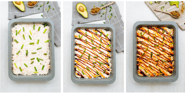 Skip the rolls—try this flavor-packed sushi bake instead