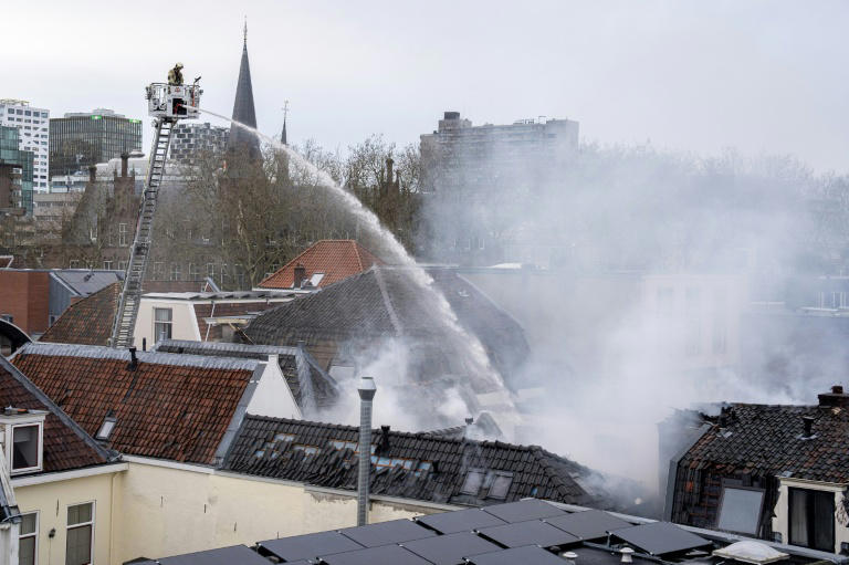 'Gigantic explosion', fire in Dutch city of Utrecht, four hurt