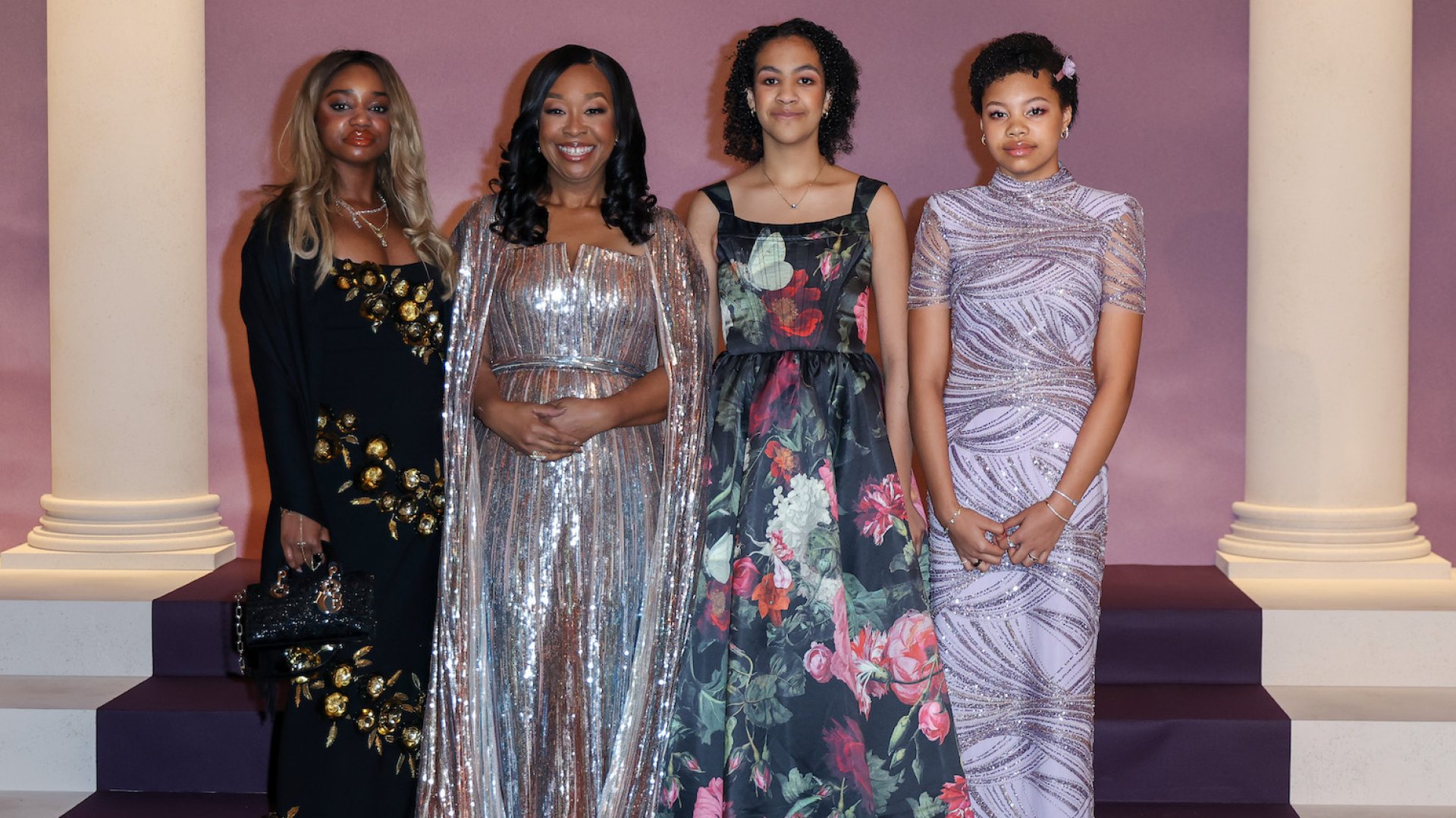 Shonda Rhimes' daughters make rare appearance at 'Bridgerton' premiere