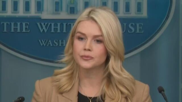 Leavitt says Trump's opinion on Machado running Venezuela hasn't changed