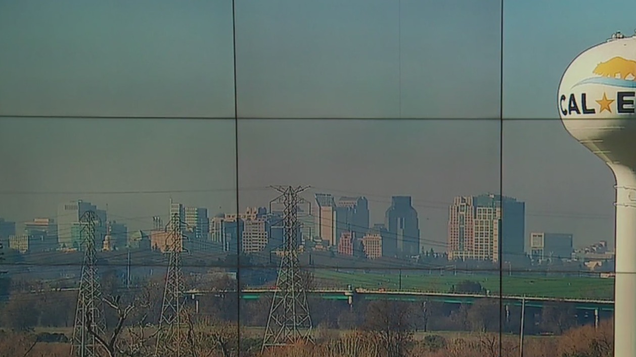 Fog and comfortable temperatures in Sacramento area