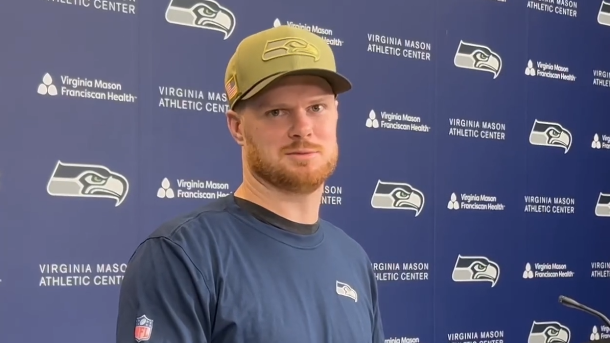 Seahawks' Sam Darnold explains how he got hurt in practice, expects to ...
