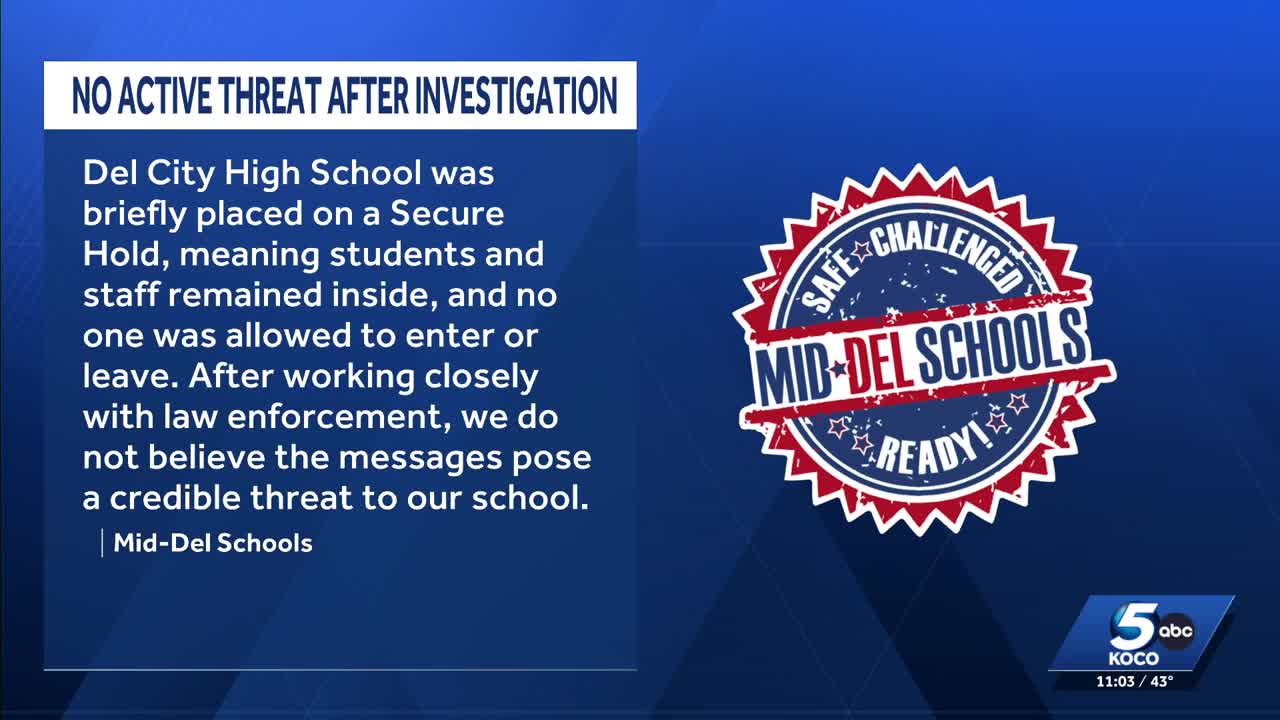 Police investigate possible threat at Del City High School
