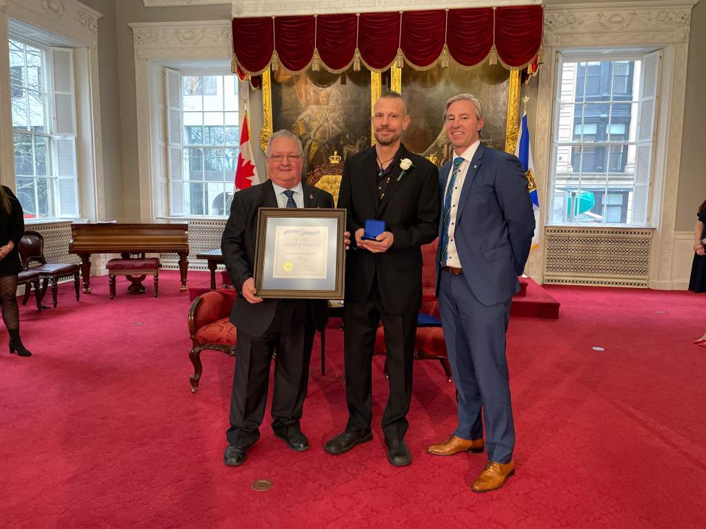 Nova Scotia man accepts bravery award, but events of house fire still ...