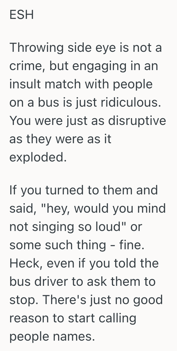 High school girls were singing on a public bus, but a teenage boy gave ...