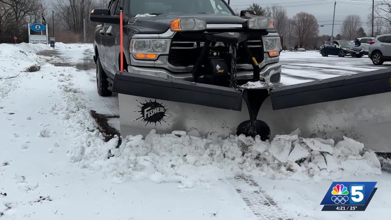 If you're driving behind a plow truck, officials say to drive slow and ...