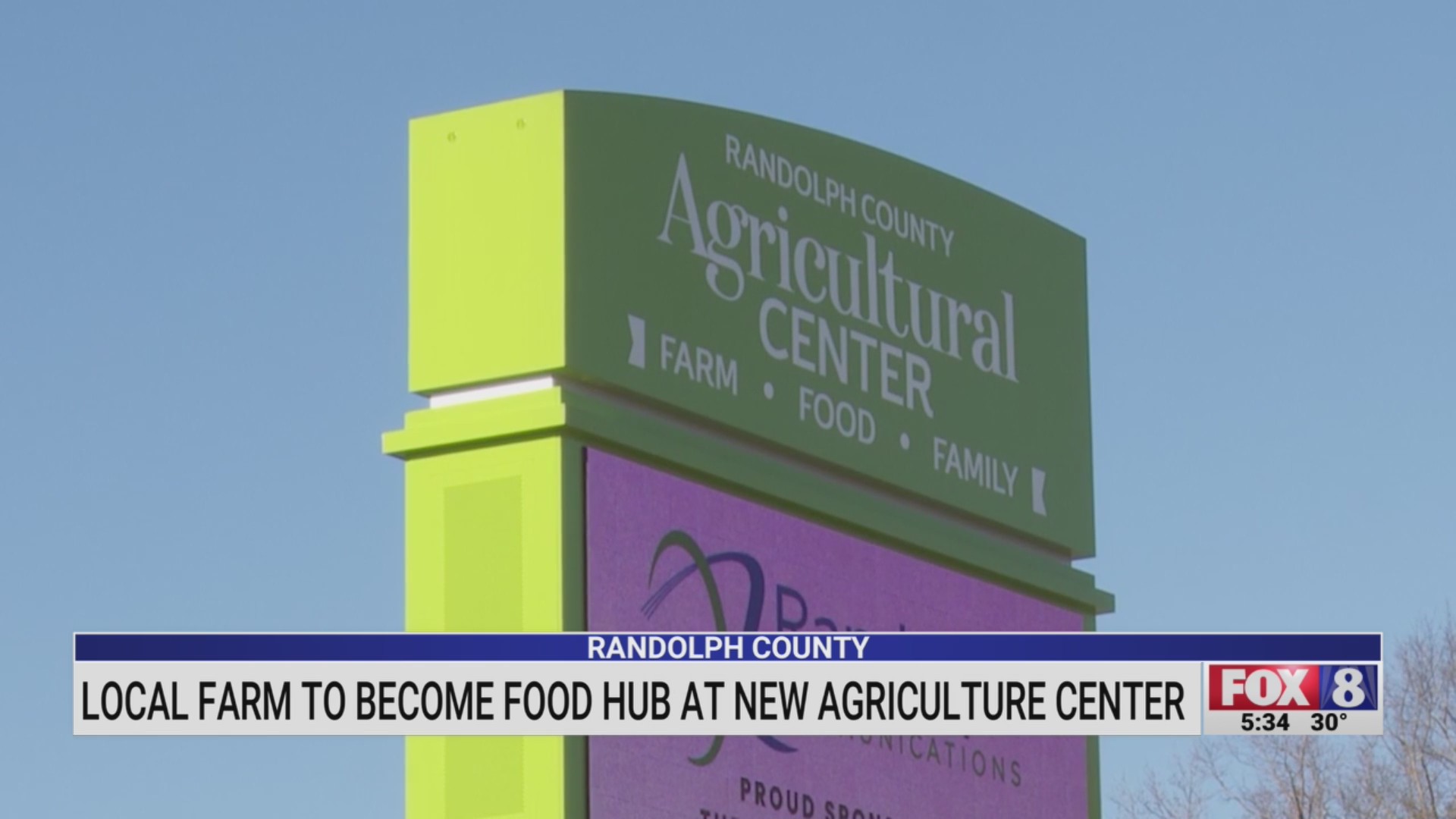 Randolph County farm to become food hub at new agriculture center