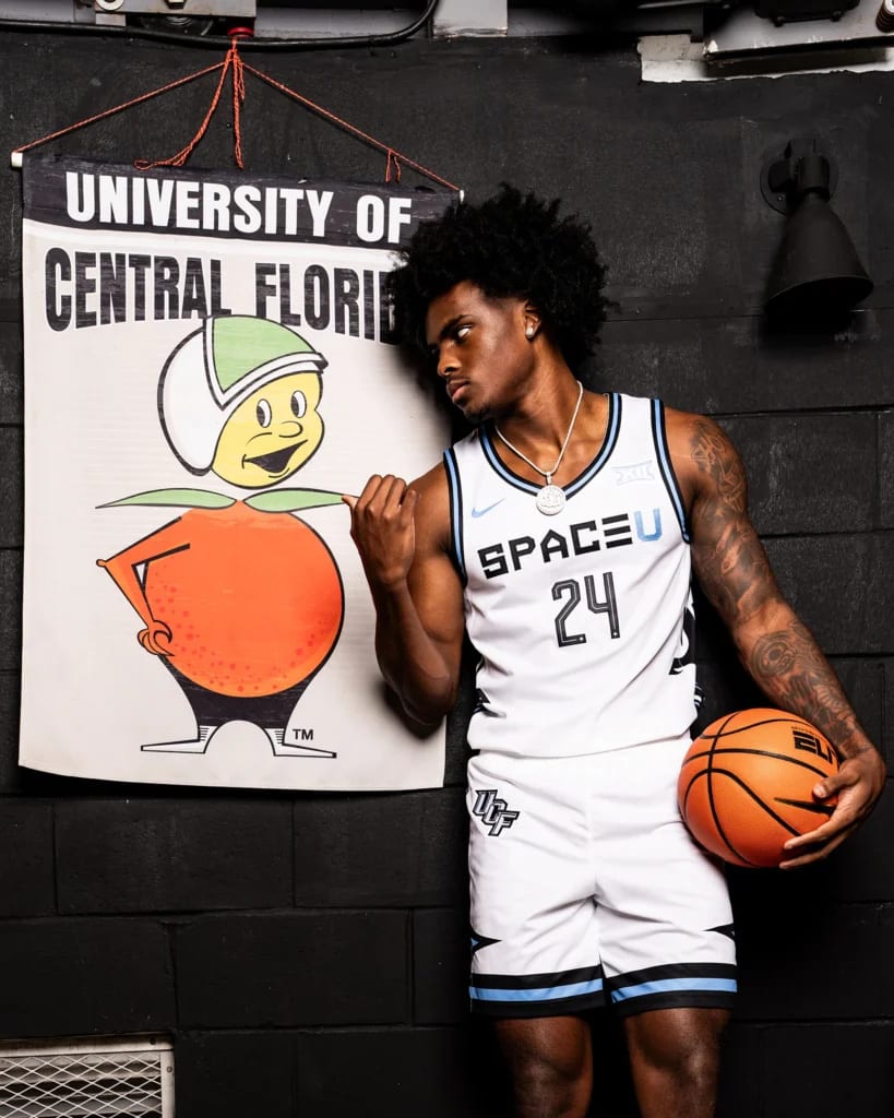 “Space U.” goes blue: UCF unveils 2026 Space Game basketball uniforms